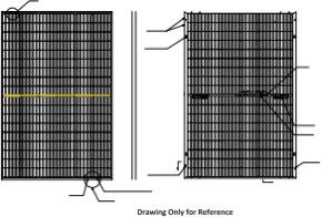 String Inverter Flexible PV Solar Panels For Ground Mounting System